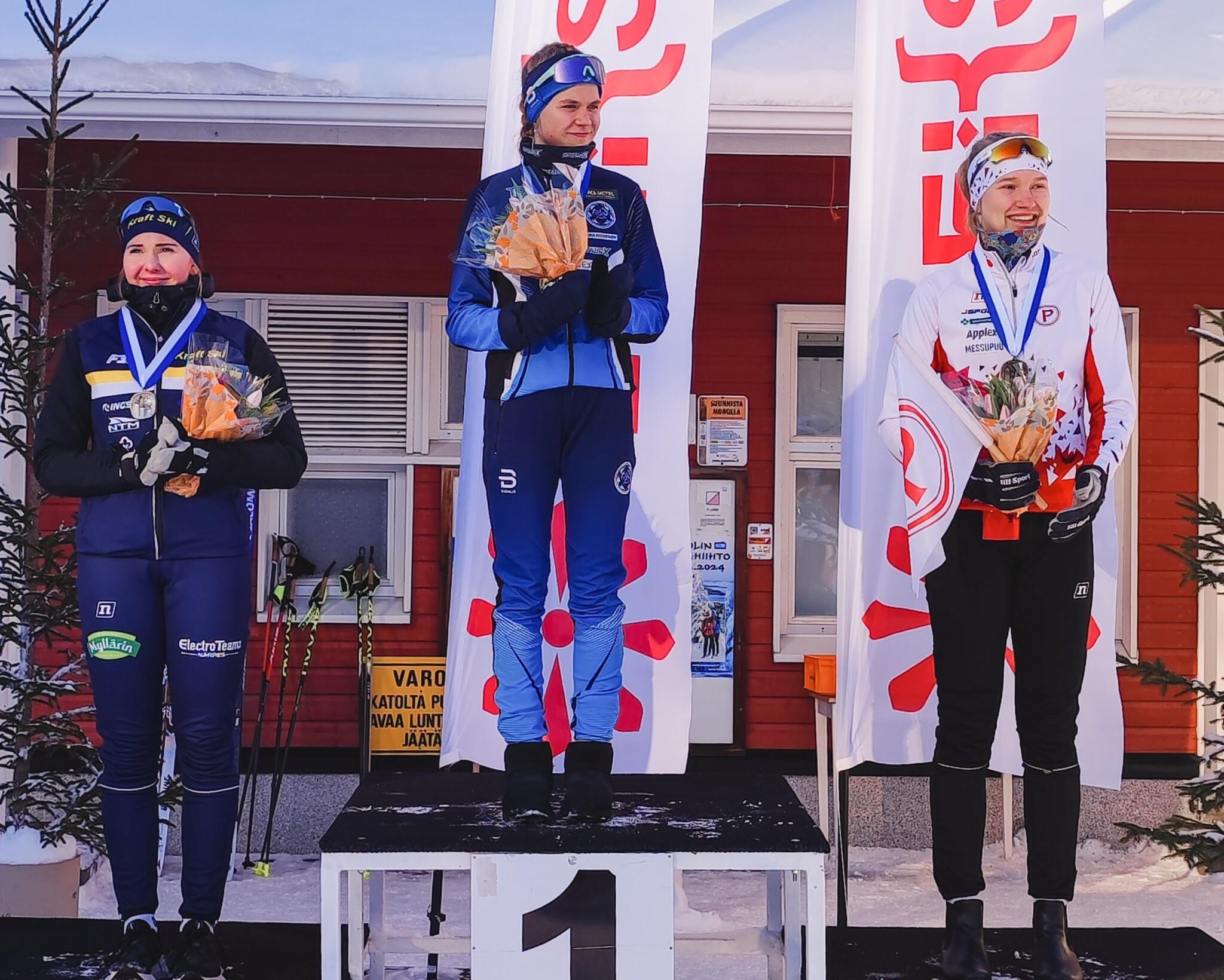 Nuorten SM-hiihdot huipentuivat Lieksassa perinteisen hiihtotavan ...